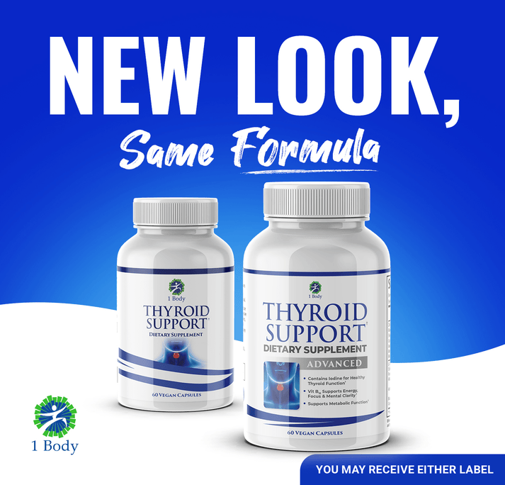 Thyroid Support Supplement | Vegan Capsule | 1 Body