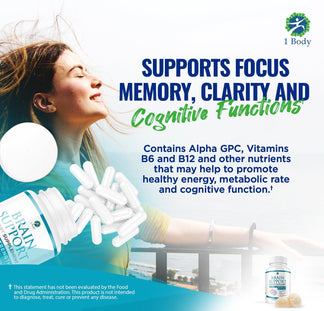 Brain Support Supplement | Memory Support Supplement |1 Body